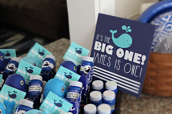 Whale Themed First Birthday Party - BriGeeski