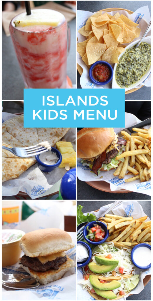 More Kids Menu Options at Islands - BriGeeski