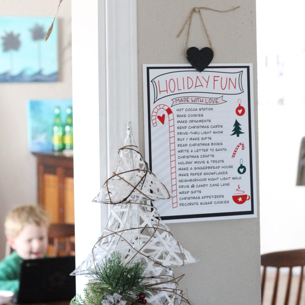 Checklist for Holiday Fun & Hot Cocoa Station Printables - BriGeeski