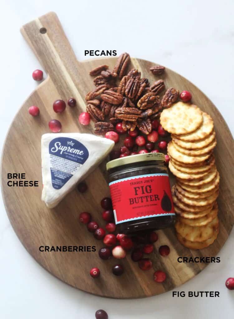 Baked Brie Christmas Tree Board With Sugared Cranberries - BriGeeski