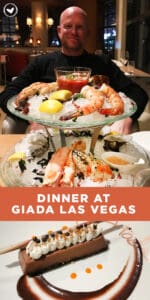 Dinner at Giada Las Vegas - BriGeeski