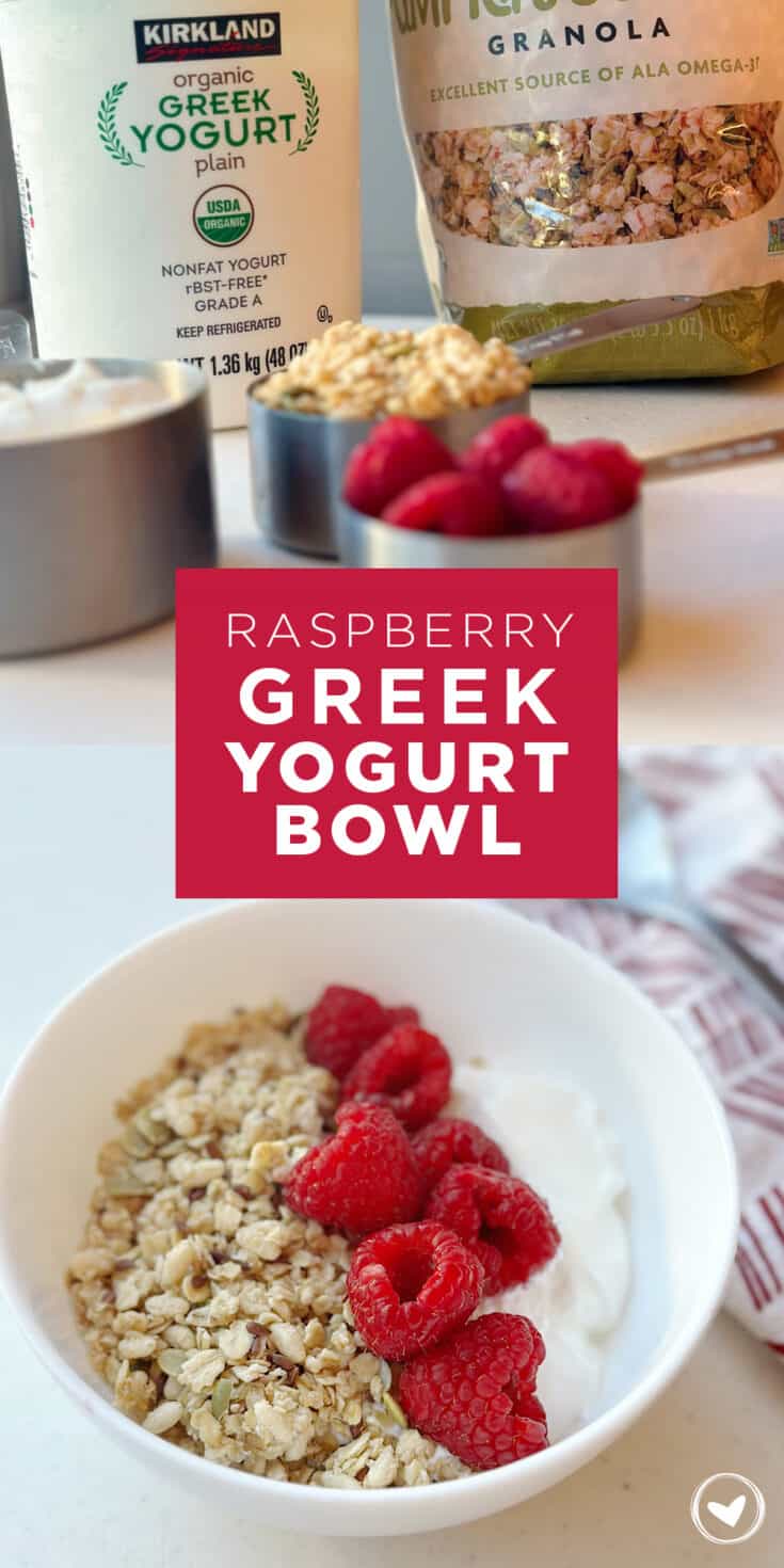 Raspberry Greek Yogurt Bowl - BriGeeski