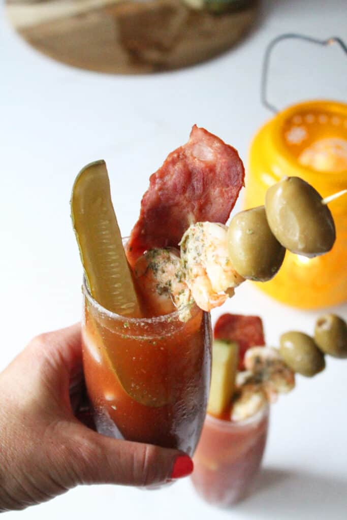 Bold And Spicy Shrimp Bloody Mary's - BriGeeski