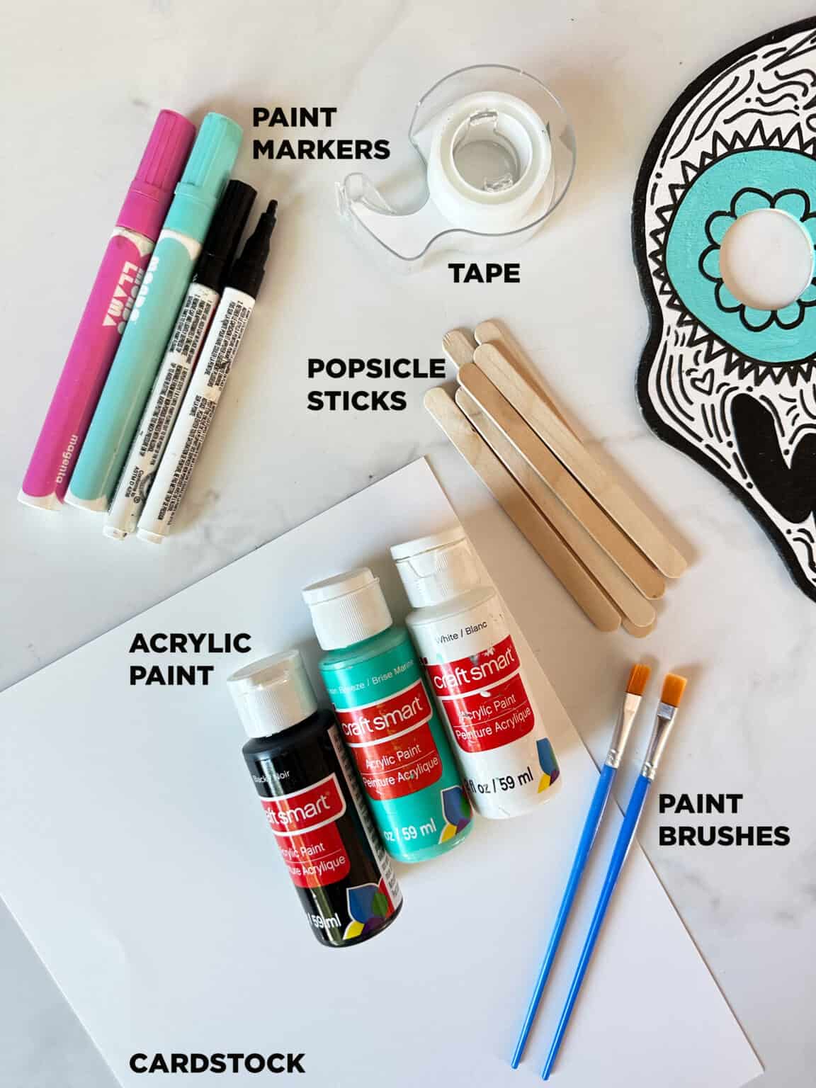 Day of the Dead Mask Painting Tutorial - BriGeeski