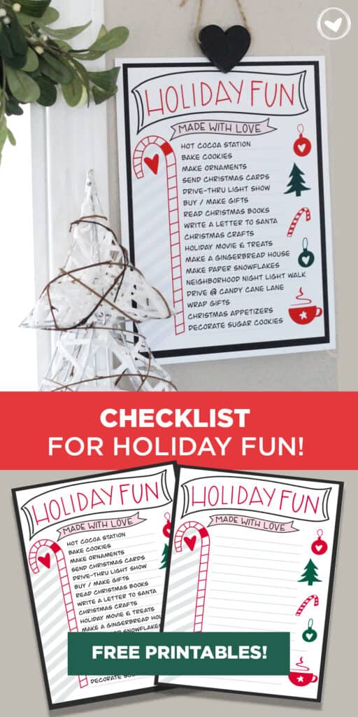 Checklist for Holiday Fun & Hot Cocoa Station Printables - BriGeeski